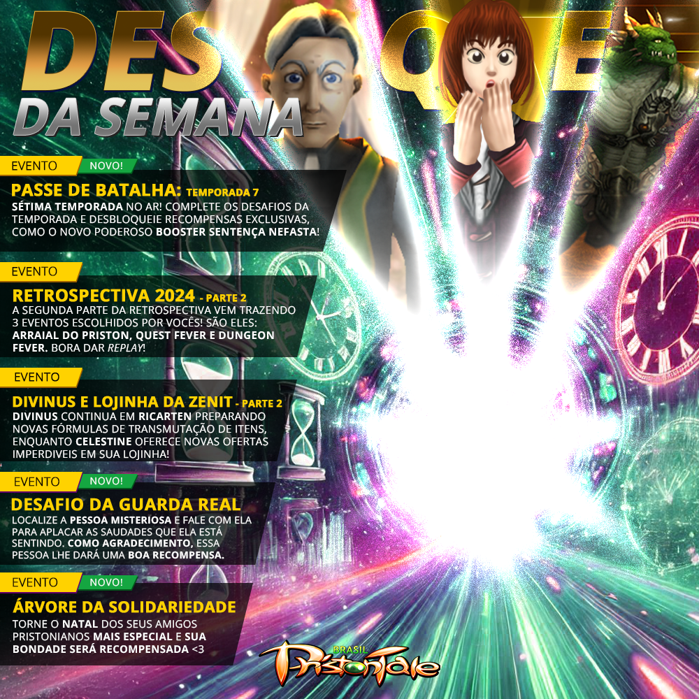 Destaques da Semana: Árvore da Solidariedade de Natal, Eventos Especiais de Natal, Retrospectiva ...